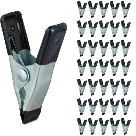 Relaxdays Clamps in a Set of 36, Glue Clamps for Handicraft, Model ...