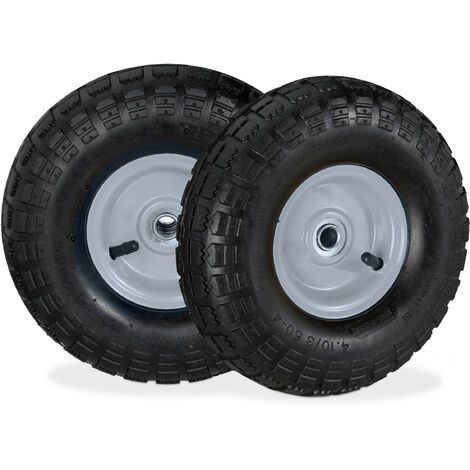 Excavator® Wheelbarrow Dual Wheel Kit, Standard Knobby, 08/09/2023