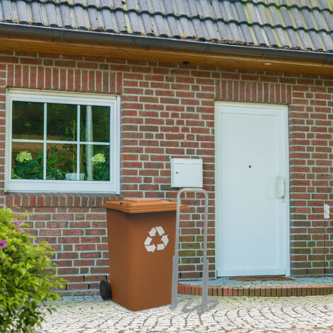 Relaxdays Rubbish Press For Wheelie Bins, Household Waste Compressor ...