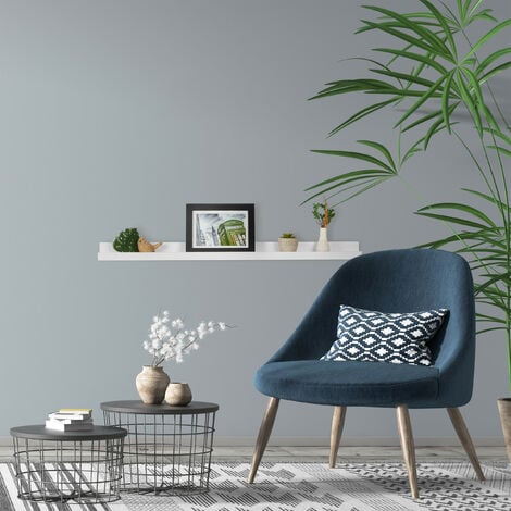 Relaxdays Floating Shelf, Simple Wall Rack for Storage, Picture Frames ...