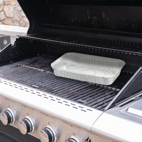 Relaxdays Aluminium Baking Trays, Set of 25, HWD: 4.5 x 31 x 21 cm ...