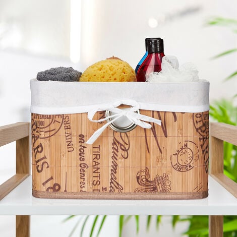 Bamboo storage baskets store