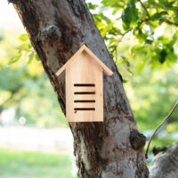 Relaxdays Ladybird House, Wood, HWD: 25 x 18.5 x 12 cm, Weatherproof ...