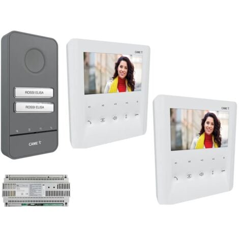 Kit Videocitofono came bifamiliare con Monitor vivavoce PLXLHSVKIT