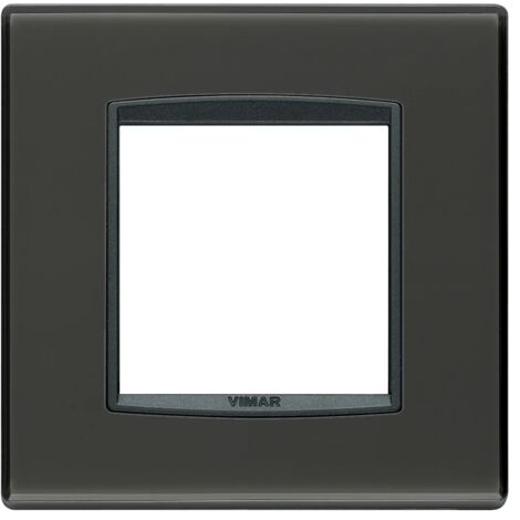 Placca Classic 2M Reflex antracite Vimar Eikon 20642.42