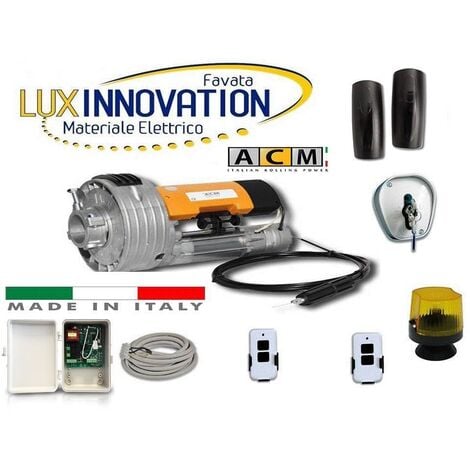 Kit Automazione motore per serrande con centralina fotocellule ...