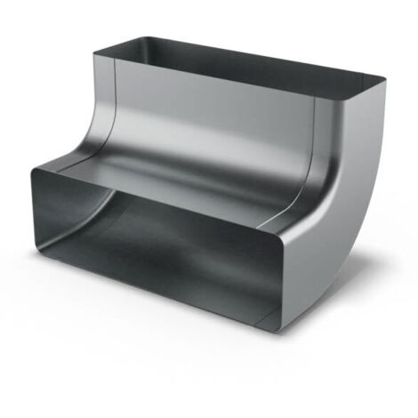 Coude 90° rectangulaire vertical 220x55 - ECONONAME - CDEV90RECGALD22055