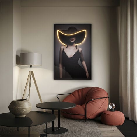 CUADRO PAMELA LUZ LED 80X120