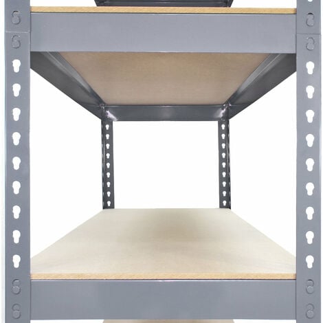 Monster Racking - 3 Rayonnages Q-Rax en Acier 100% Sans Boulons Gris ...