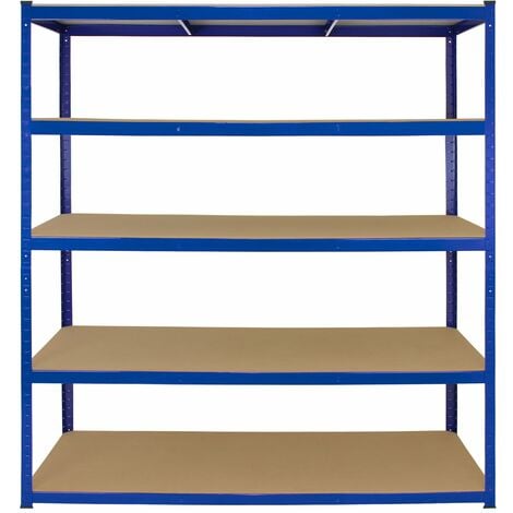 Monster Racking T-Rax 3 x Rayonnage, Bleu Acier Inoxydable MDF 160cm x ...