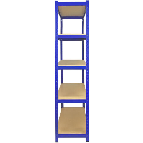 Monster Racking - Rayonnage T-Rax en Acier Sans Boulons Bleu 75 x 150 x ...