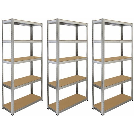 6 Monster Racking Rayonnage en Acier Galvanisé Galwix, 150kg/étagère ...