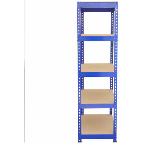 Monster Racking - Rayonnage Q-Rax en Acier Sans Boulons Bleu 90cm x ...