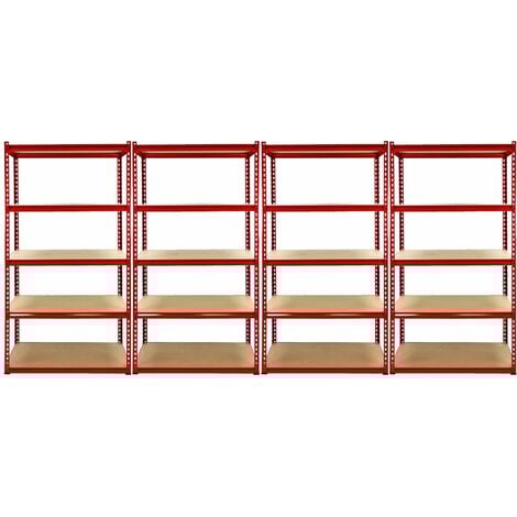 Monster Racking - 1 Rayonnage d'Angle Z-Rax Rouge et 4 Rayonnages Z-Rax ...