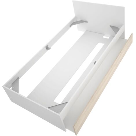 TOP Cama blanco natural con cajon arrastre
