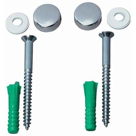 Af4100 jeu de vis cache tete fixation cuvette bidet /sol
