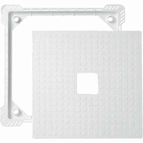 Acs400 Trappe De Visite En Pvc Blanc
