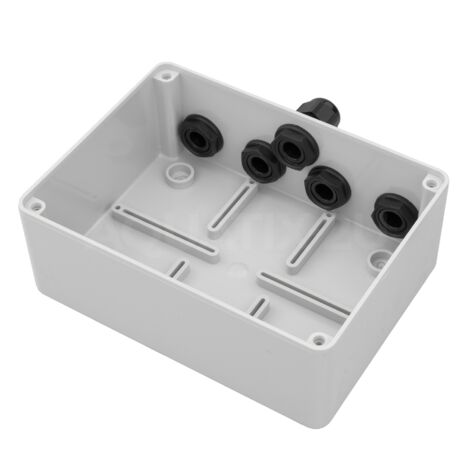 Pisces 4 Way Garden Switch Box - with Neon Indicator Light