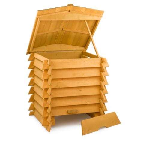 KCT 300L Large Wooden Beehive Garden Compost Bin Composter
