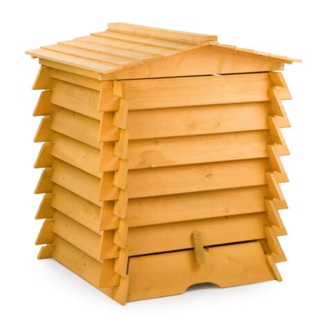 KCT 300L Large Wooden Beehive Garden Compost Bin Composter