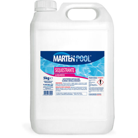 Sequestrante liquido per piscina 5 kg Marten