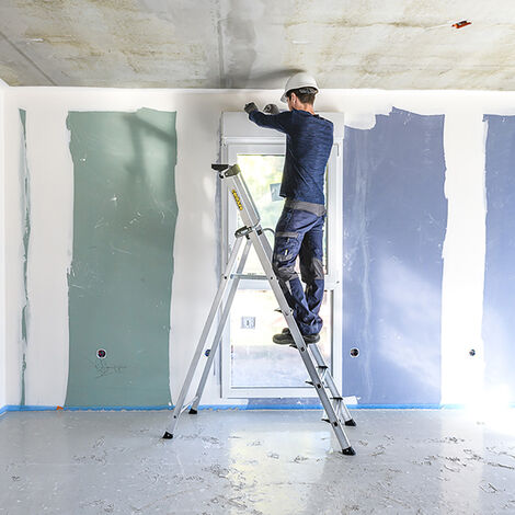 Stehleiter 3 Stufen - Maximale Arbeitshöhe 2.63m - 275203