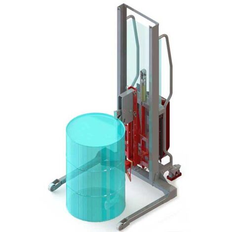 Semi-elektrischer Stapler - Automatische 1-Fass-Greifer - Max ...