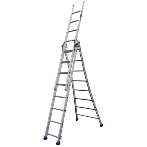 Mehrzweckleiter 3x7 Sprossen - Länge max. 4.70m - 610307