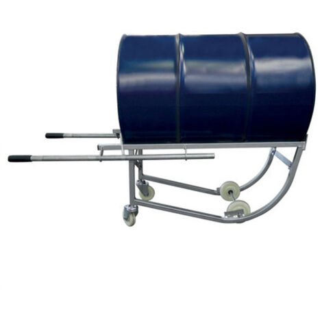 Kippbarer Fasswagen, verzinkt – Fass 210 l – Maximale Belastung 300 kg ...