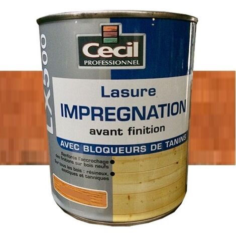 Lasure d'imprégnation Cécil Professionnel LX500 Teck 1 L