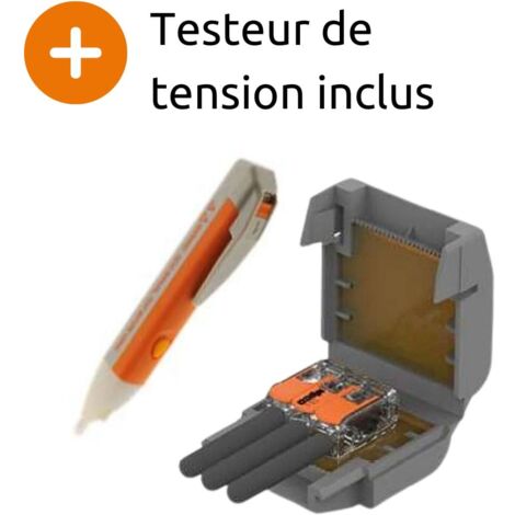 Valise 130 mini bornes de connexion N1 S221 + 5 Gelbox + testeur de ...
