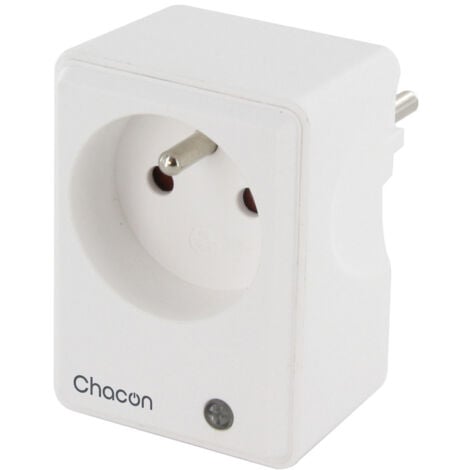 Programmateur Wi-Fi - suivi consommation - 3680W - Blanc - Chacon