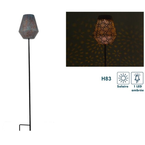 Décoration métal solaire Torche - Orium