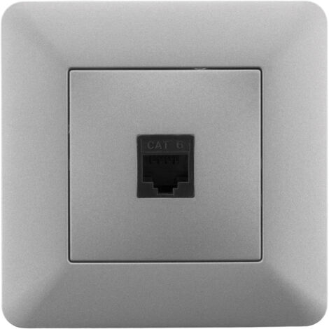 Prise réseau RJ45 CAT6 Titanium - Artezo - Zenitech