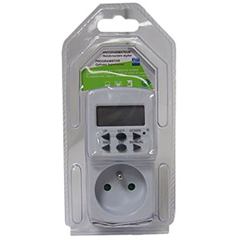 Mini programmateur digital hebdomadaire - Blanc - Otio