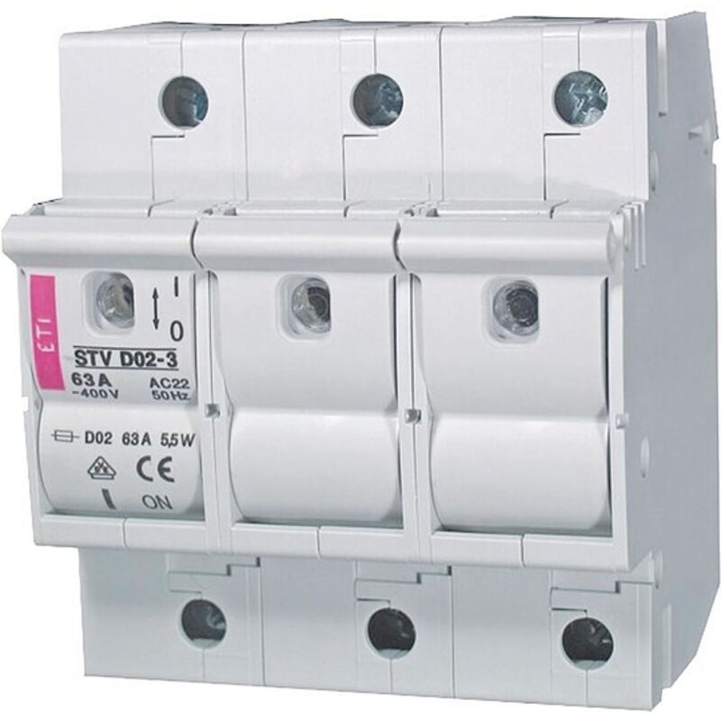 ETI Neozed Sicherungslasttrennschalter STV D02 bis 63A, 3-polig
