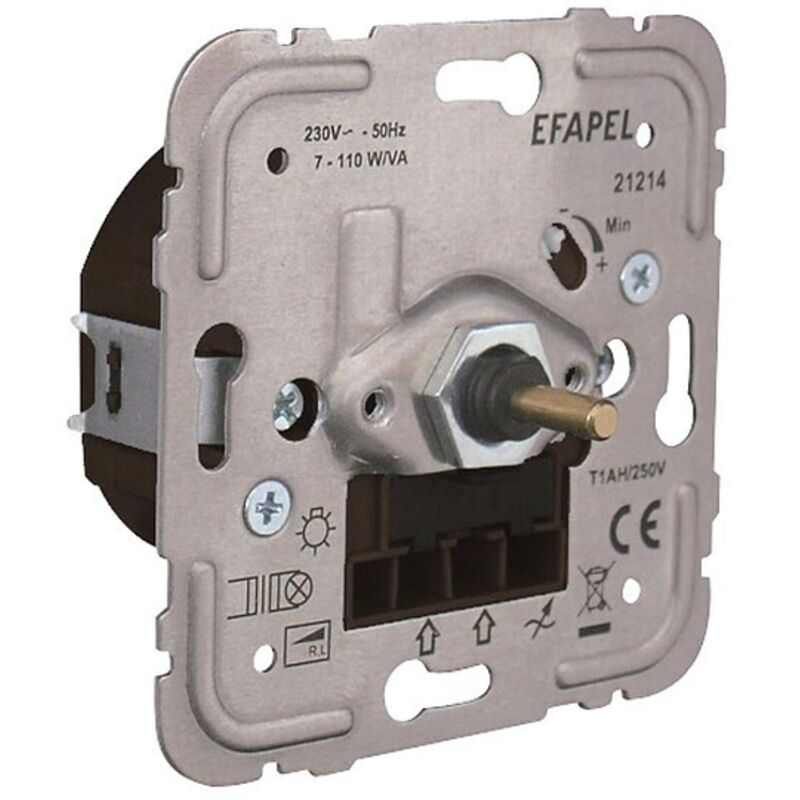 Dreh-Dimmer Aus-Wechsel, für LED-u.Energiesparlampen, 230V/7-110W,UP