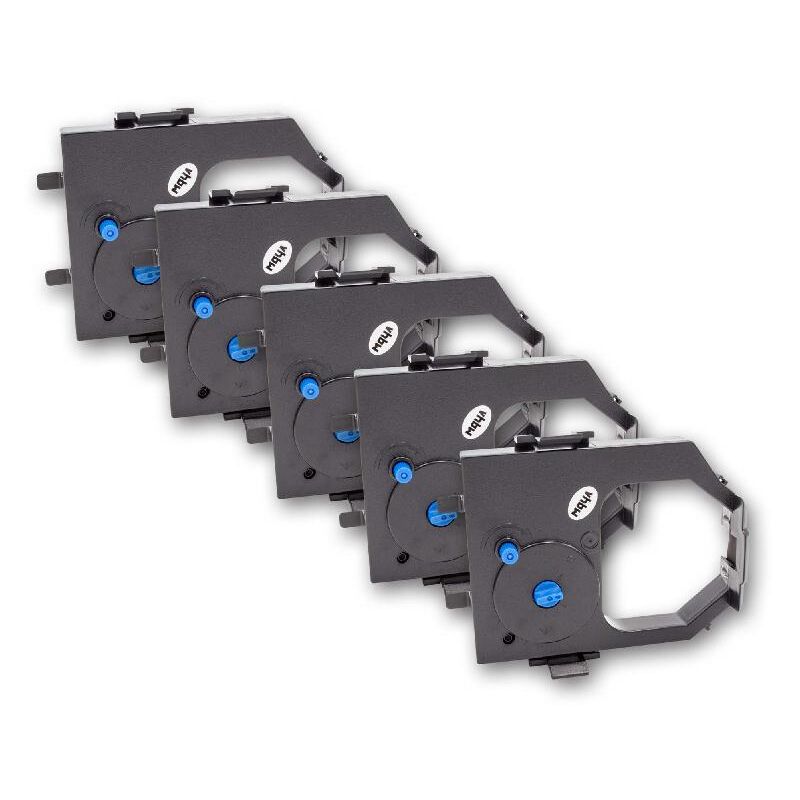 vhbw 5x Farbband Schriftband kompatibel mit Lexmark 2480, 2490, 2481 ...