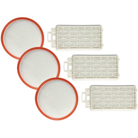 vhbw Filter-Set kompatibel mit Dirt Devil Infinity Rebel 53HF DD5551-9 ...