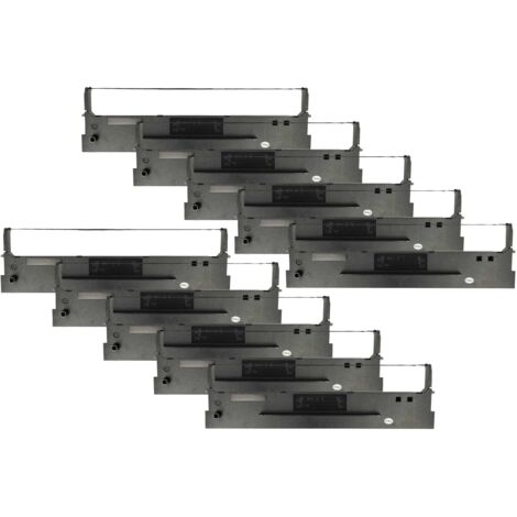 vhbw 10x Farbband Schriftband kompatibel mit Tally Dascom 1318, 1318 ...