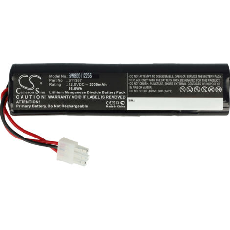 vhbw 1x Batterie Ersatz für 00185-2, 001852, B11387, 8000-0807-01, 4032-001 für Medizintechnik ...