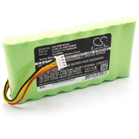 vhbw Akku kompatibel mit AMC OX Oscilloscopes Messgerät (3600 mAh, 9,6 ...