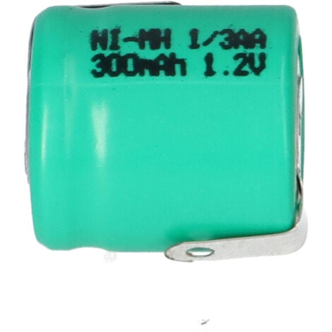 Akku Zelle 1,2V 300mAh 1/3 AA mit Z Lötfähne