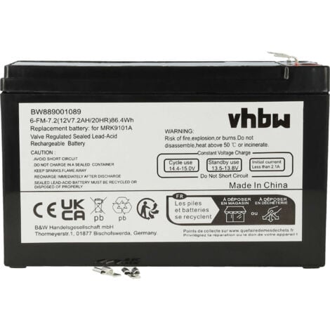 vhbw 1x Akku kompatibel mit APC Back UPS ES700, Back UPS 650, Back UPS ...