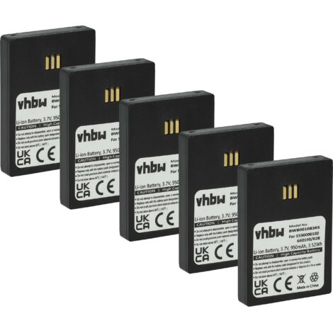 vhbw 5x Akku kompatibel mit Alcatel Omnitouch 8118, 8128 schnurlos ...
