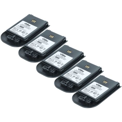 vhbw 5x Akku kompatibel mit Unify Openstage WL3, WL3 Plus schnurlos ...