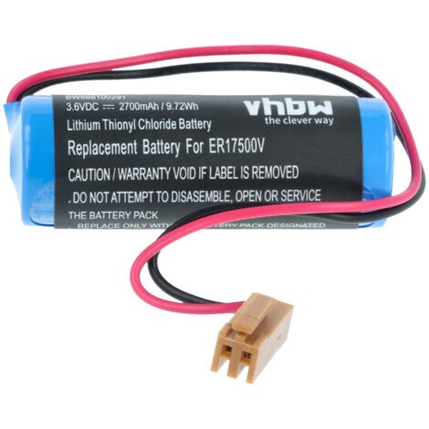 vhbw 10x Batterie Ersatz für Toshiba ER17500V für PLC Programmable ...