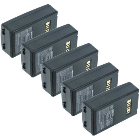vhbw 5x Akku kompatibel mit Datalogic Falcon X3, Falcon X4, Falcon X3 ...