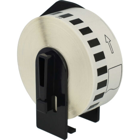 vhbw 10x Etiketten-Rolle mit Halter 29mm x 30,48m (1 Etikette ...