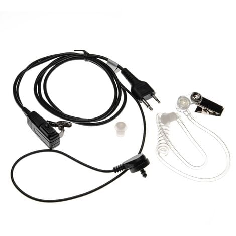 vhbw Headset mit Push-to-Talk Mikrofon kompatibel mit Icom 16e0, IC-02A ...
